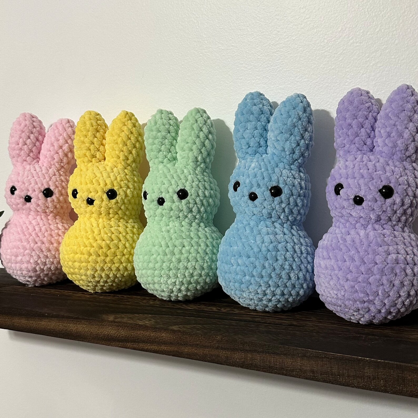 Peep Bunny Plushie Crochet - Etsy