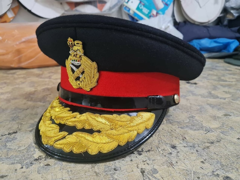 British Army Generals No1 Service Dress Cap, Officer, Military Hat ...