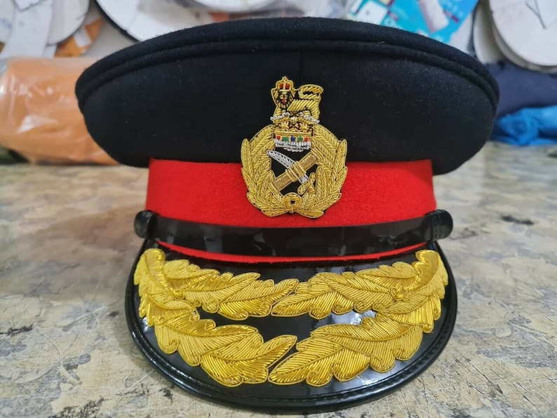 British Army Generals No1 Service Dress Cap, Officer, Military Hat ...