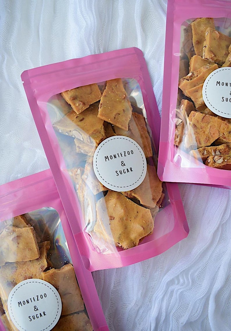 Pecan Brittle // 5 Oz // Father’s Day // Birthday Favor // Gifts ...