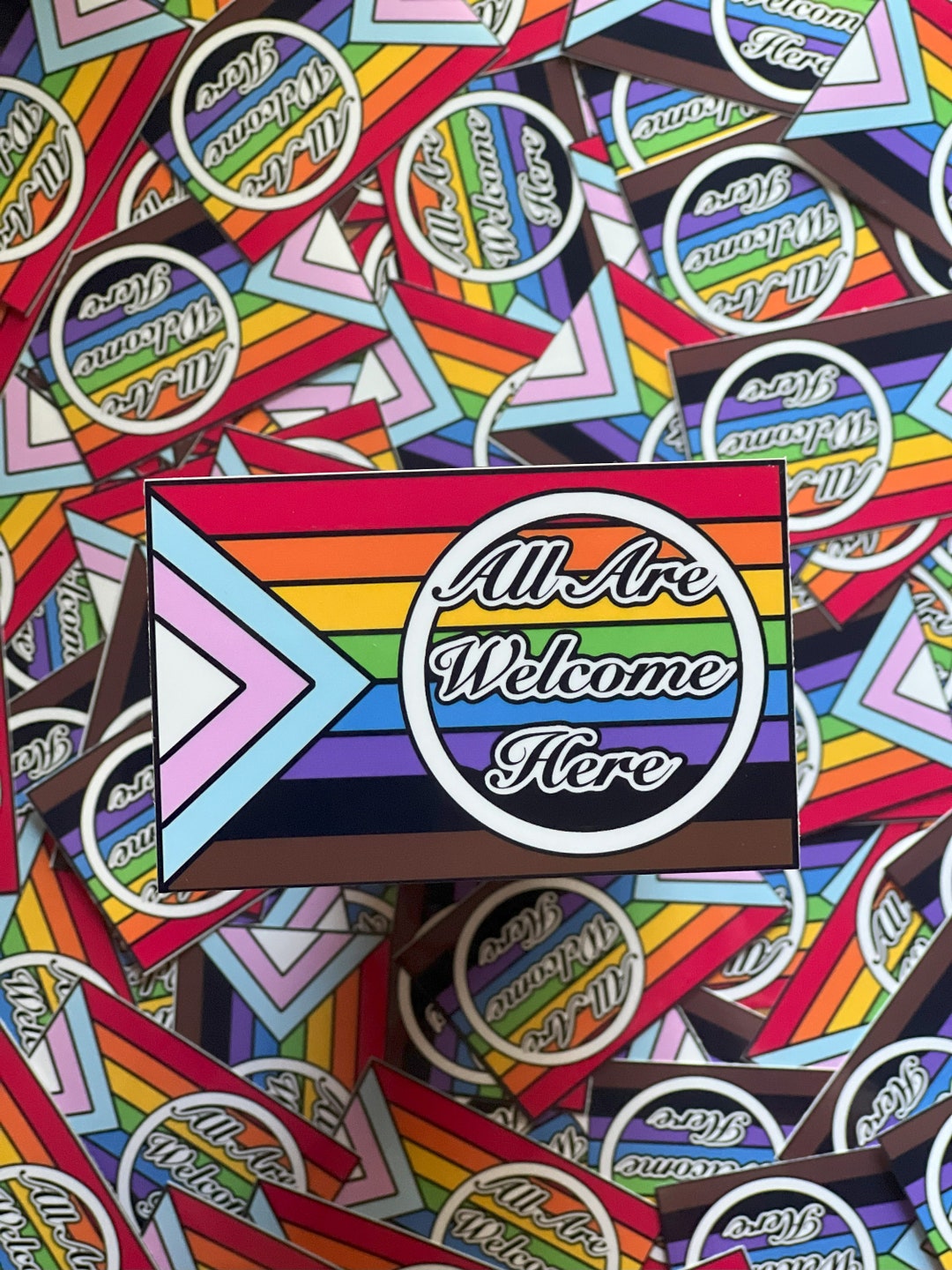 LGBT Sticker Pack, LGBTQIA+ Stickers, Pride Stickers, Rainbow, All Are ...