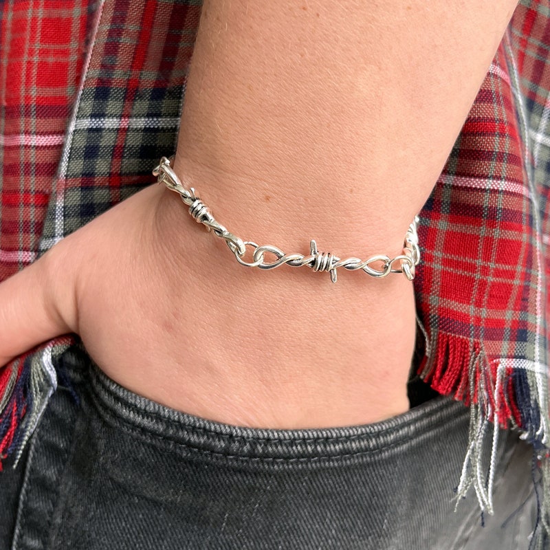 Barbed Wire Bracelet - Etsy