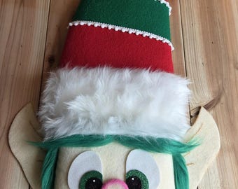 Elf Skater Wreath Attachment, Skater Wreath Attachment, Wreath ...