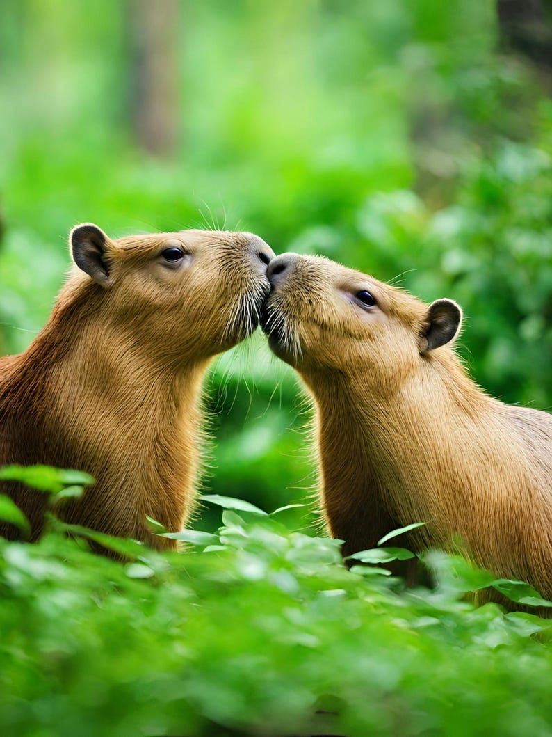 Personalized Capybara Poster- Brighten Your Home With a Unique and ...