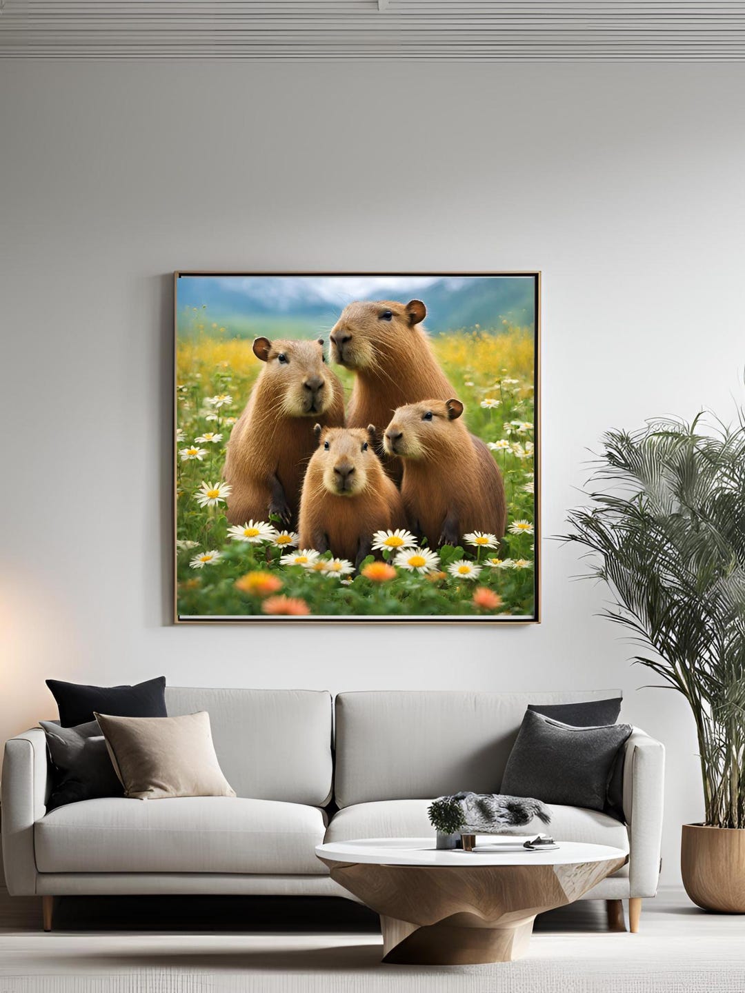 Personalized Capybara Poster- Brighten Your Home With a Unique and ...