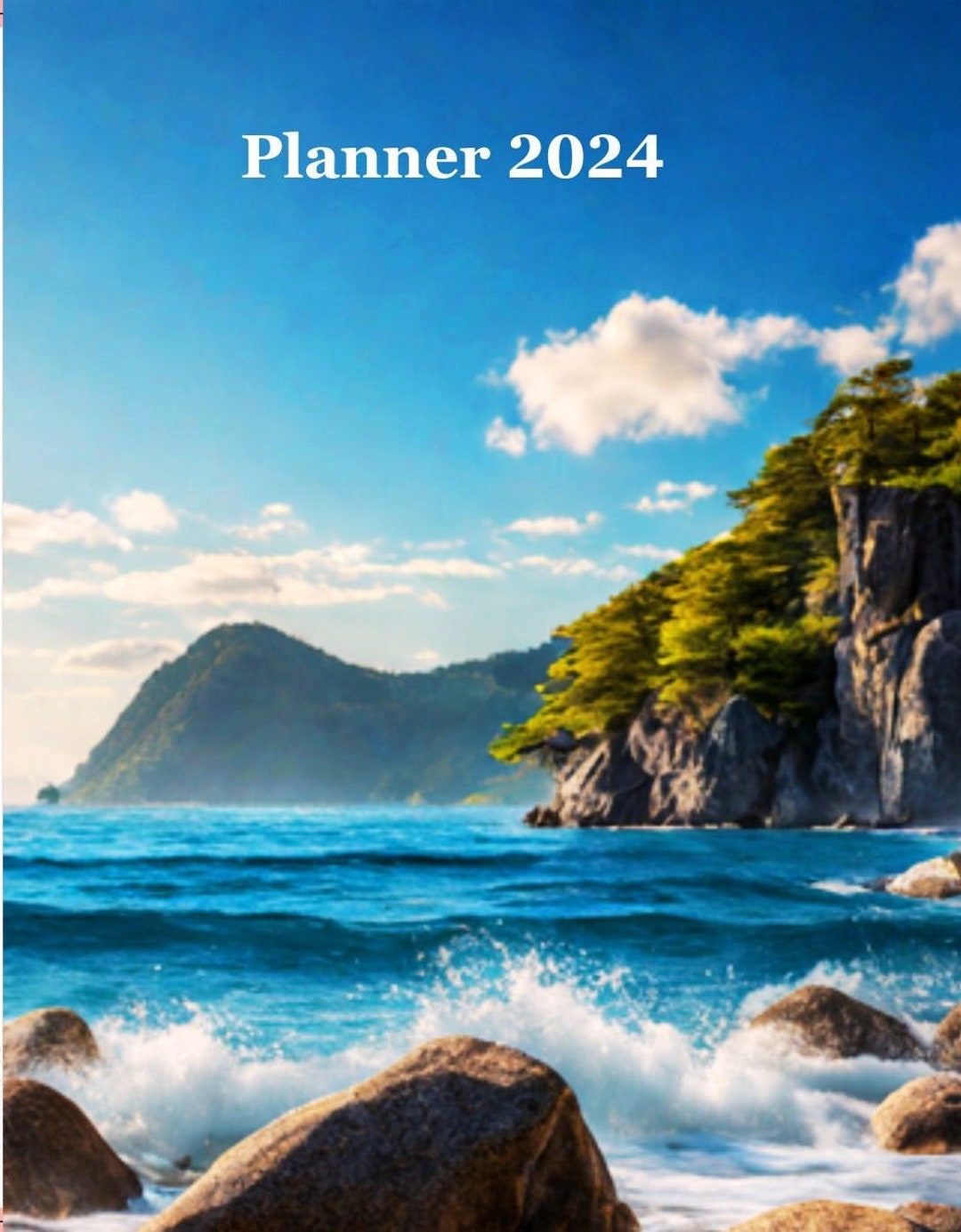 Ocean Planner, Jan 2024 – Dec 2024 Weekly Planner for Kids and Adults ...