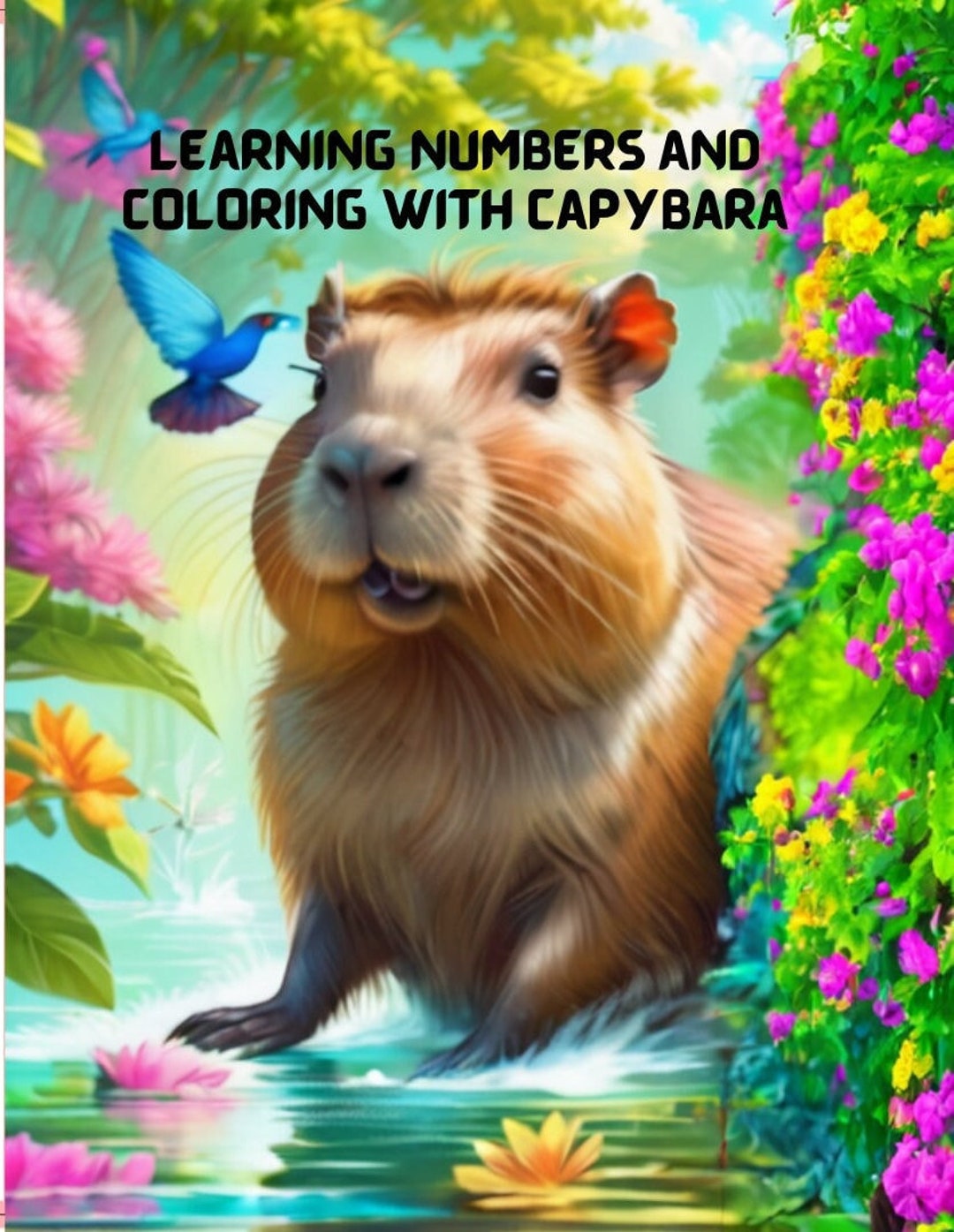 Learning Numbers and Coloring With Capybara. Great Math Learning and ...