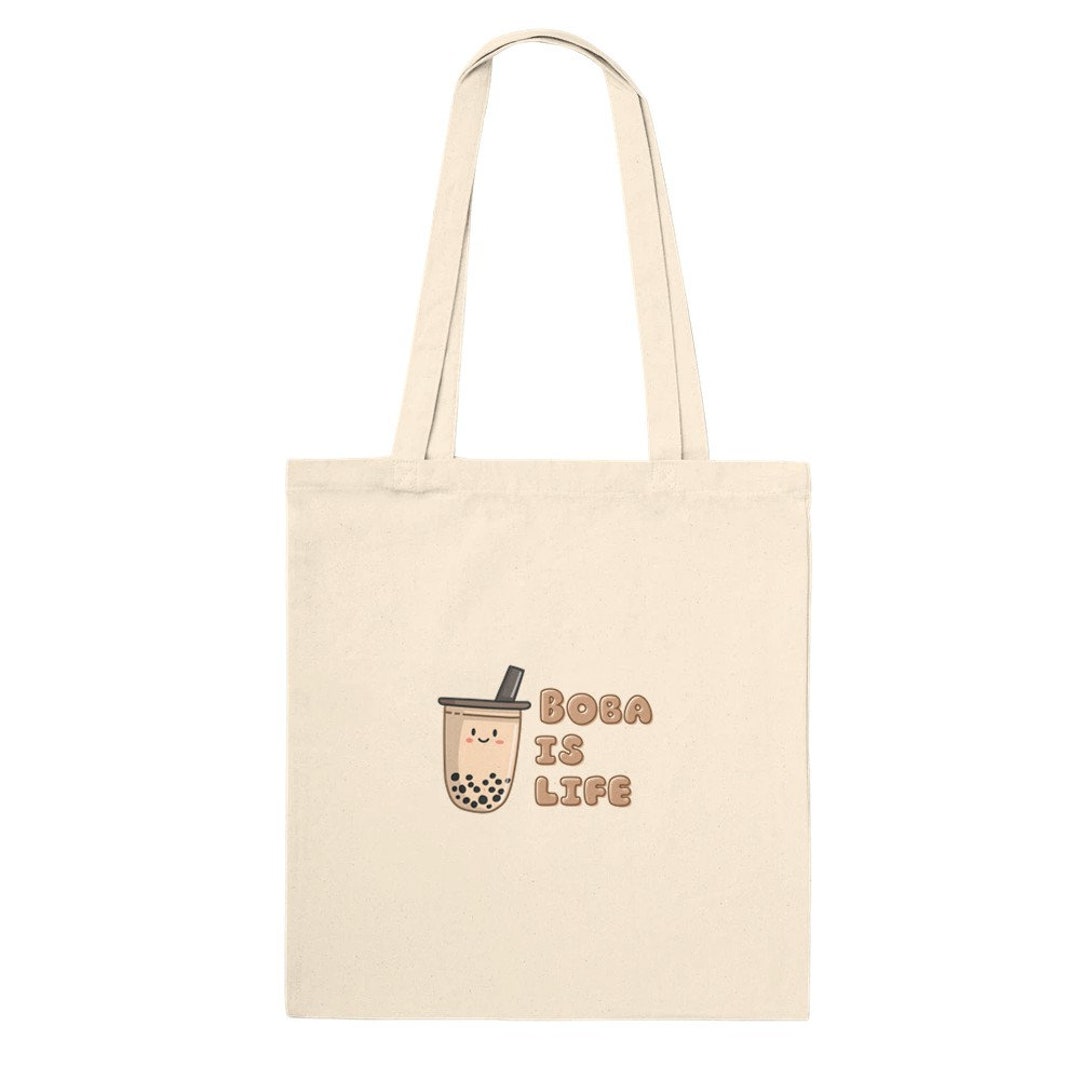 Classic Tote Bag bubble Tea Boba is Life - Etsy