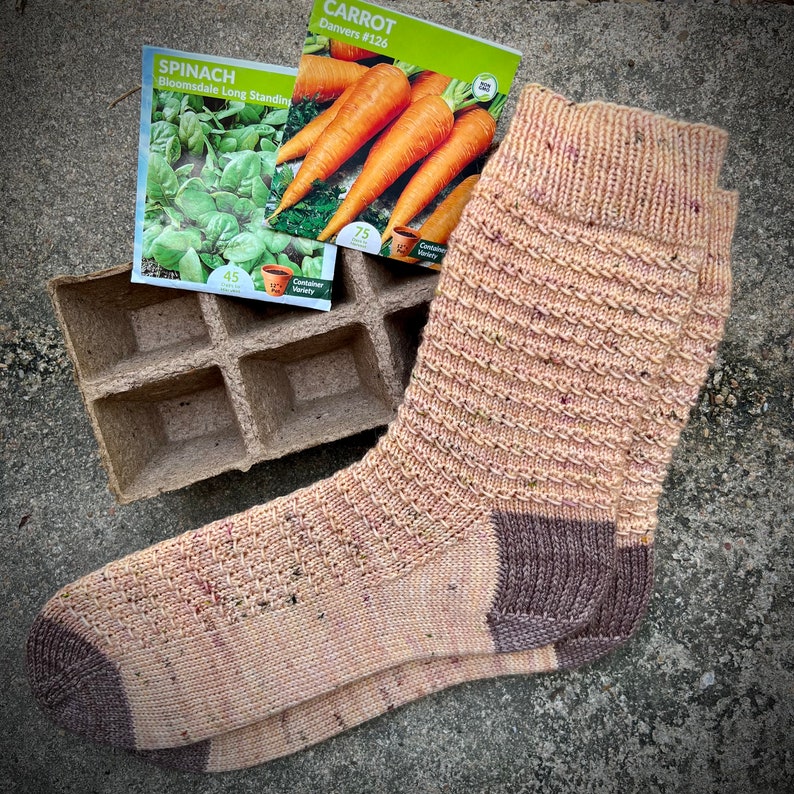 Planting Seeds Sock Pattern - Etsy