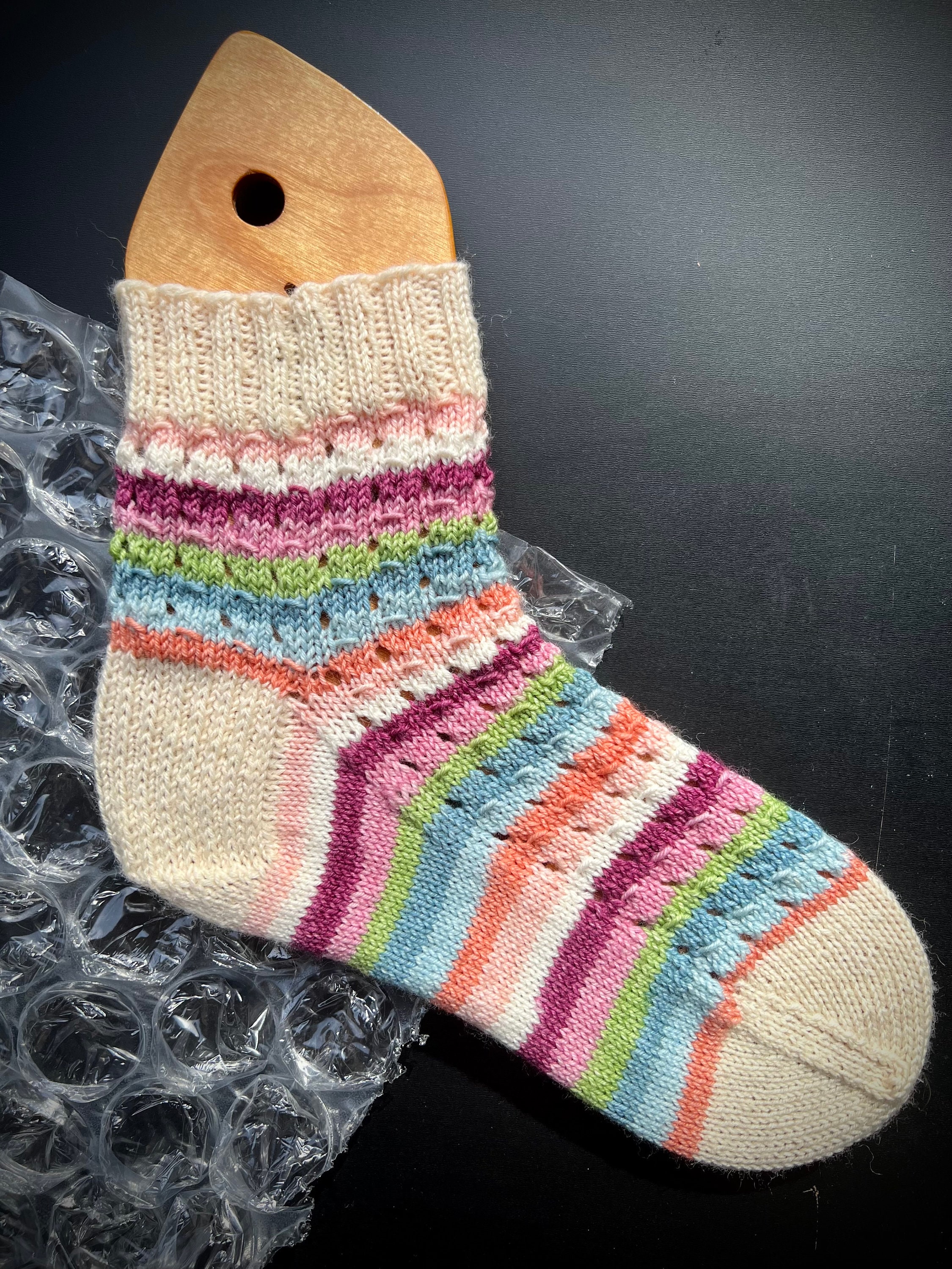 Popping Bubbles Sock Pattern - Etsy