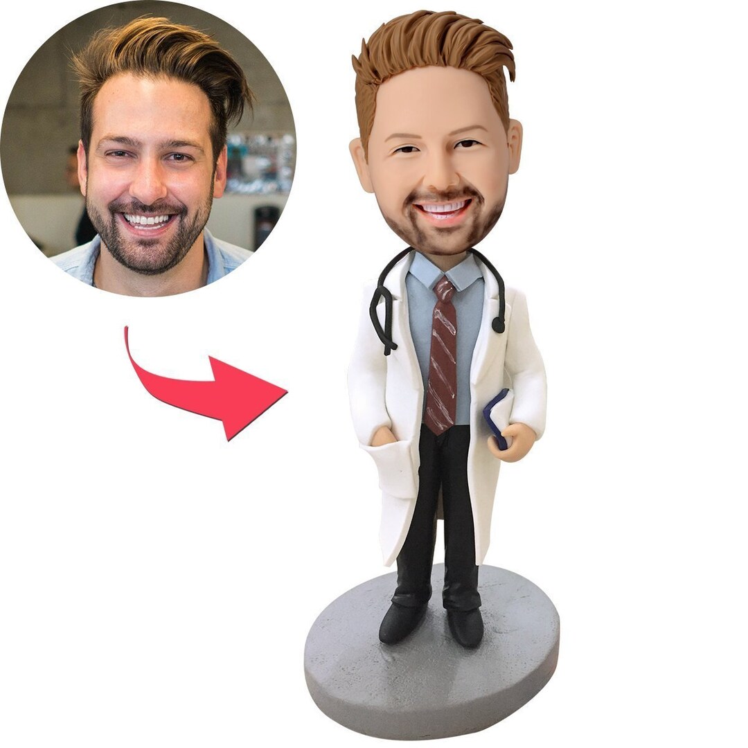 Cool Doctor With Stethoscope Custom Bobblehead - Etsy