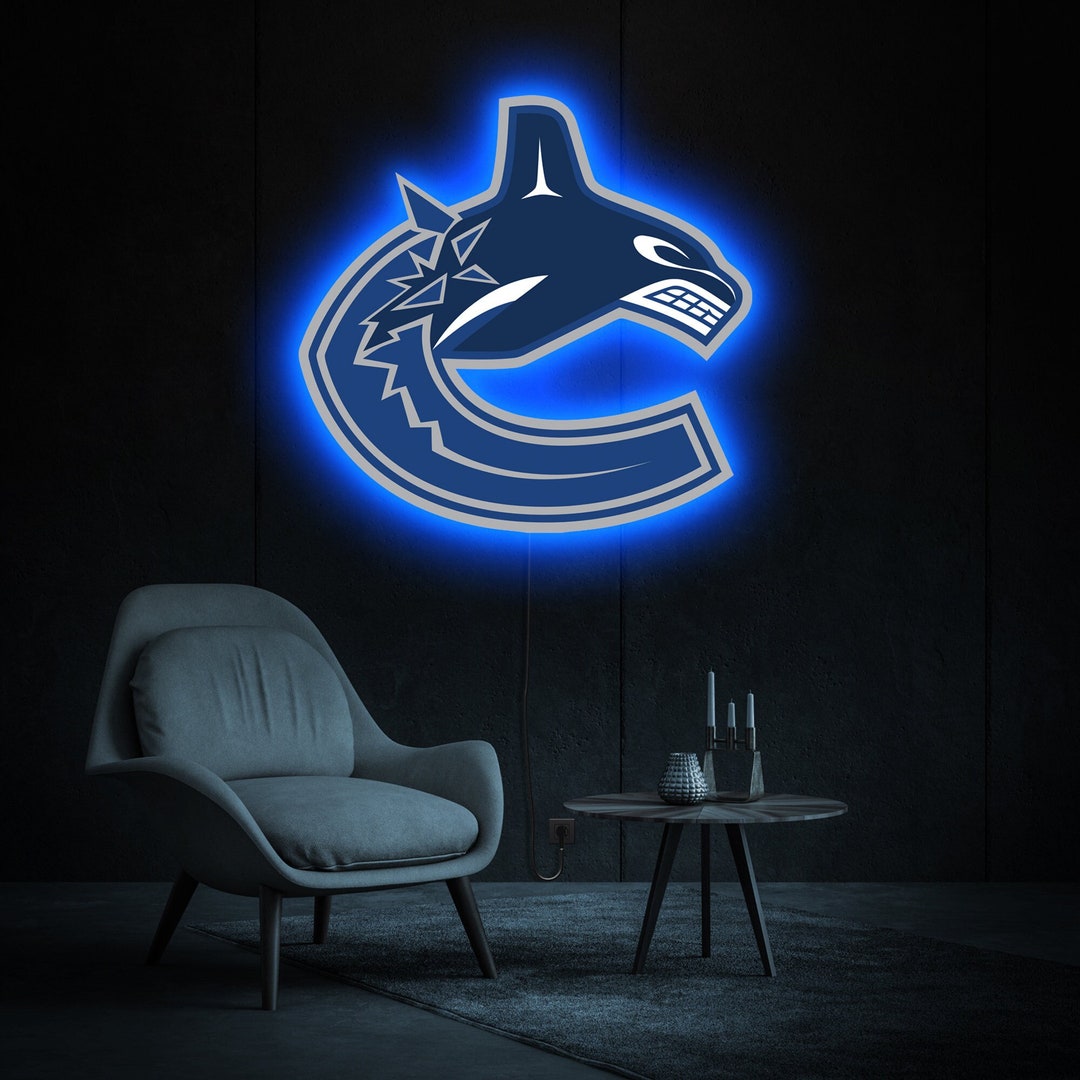 Vancouver Canucks Neon Sign, Vancouver Canucks Logo, Vancouver Canucks ...