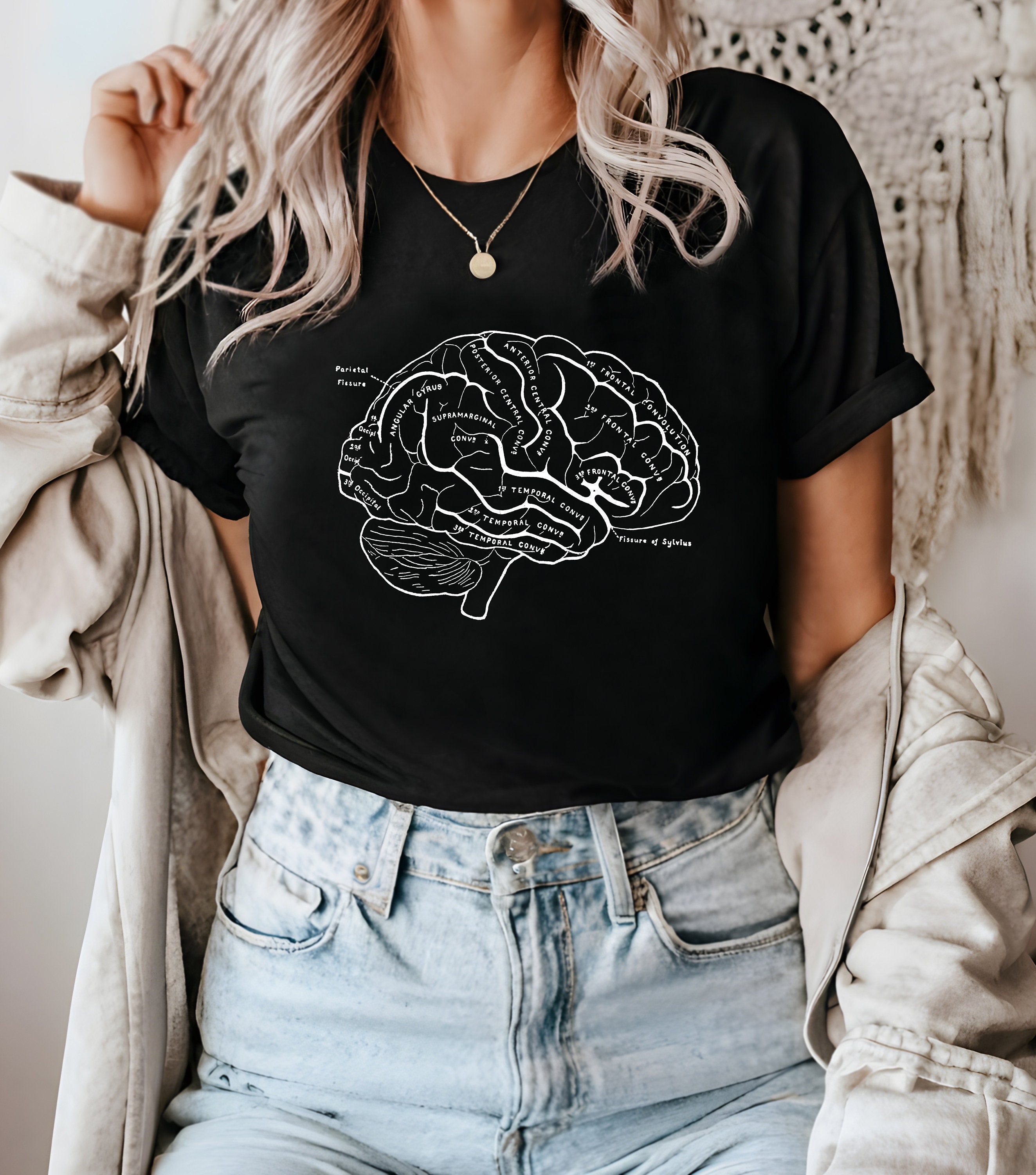 Brain Anatomy Shirt, Funny Nurse Shirts, Nursing School Shirt, Nursing ...
