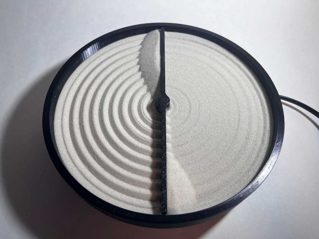 Motorized Zen Garden: Automatic Sand Art Bowl, Satisfying Kinetic Desk ...