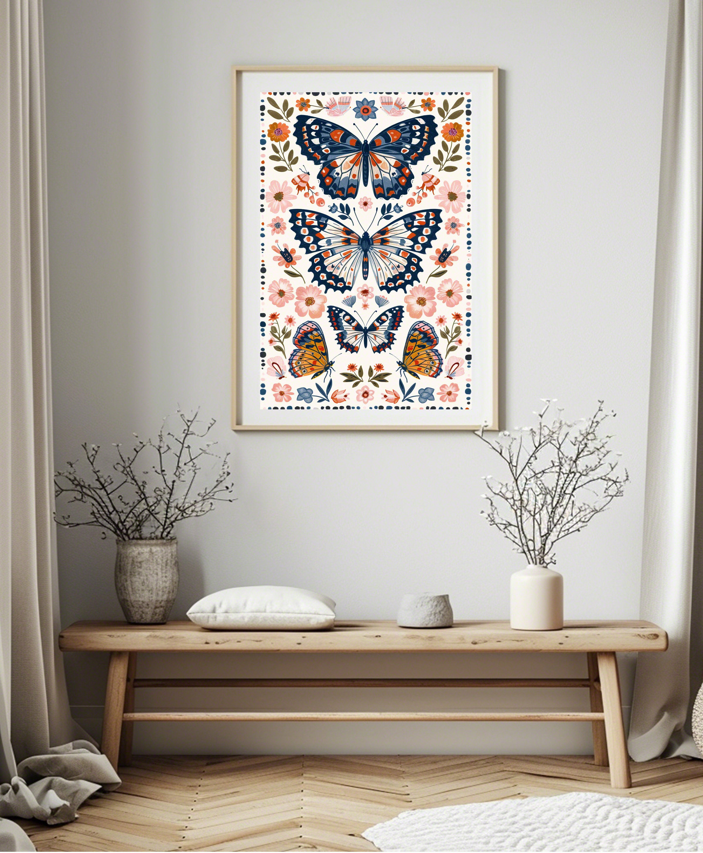 Butterfly Collection PRINTABLE Art | Botanical Wall Decor | Nature ...