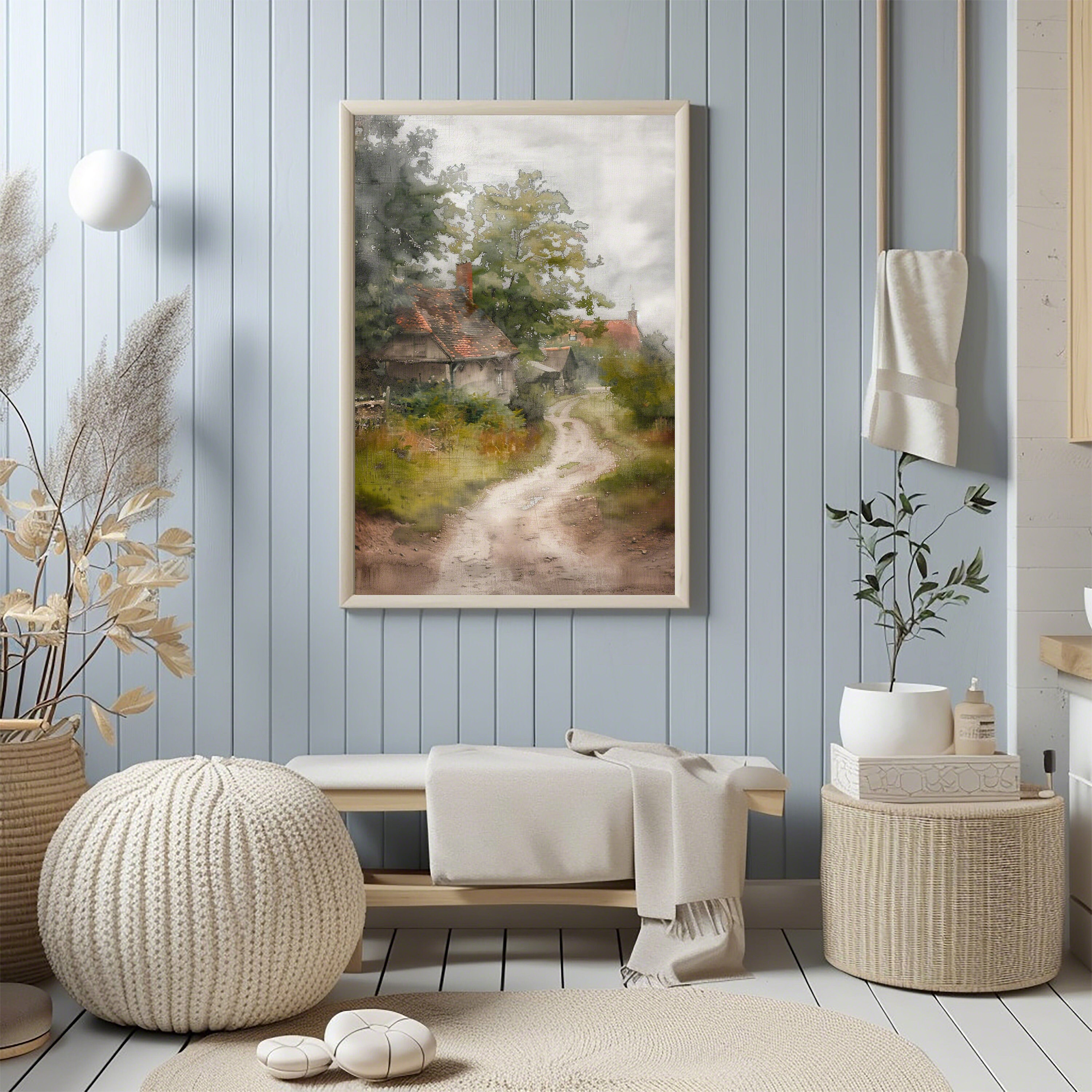 Rustic Cottage PRINTABLE Art | Printable Wall Art | Country Road ...