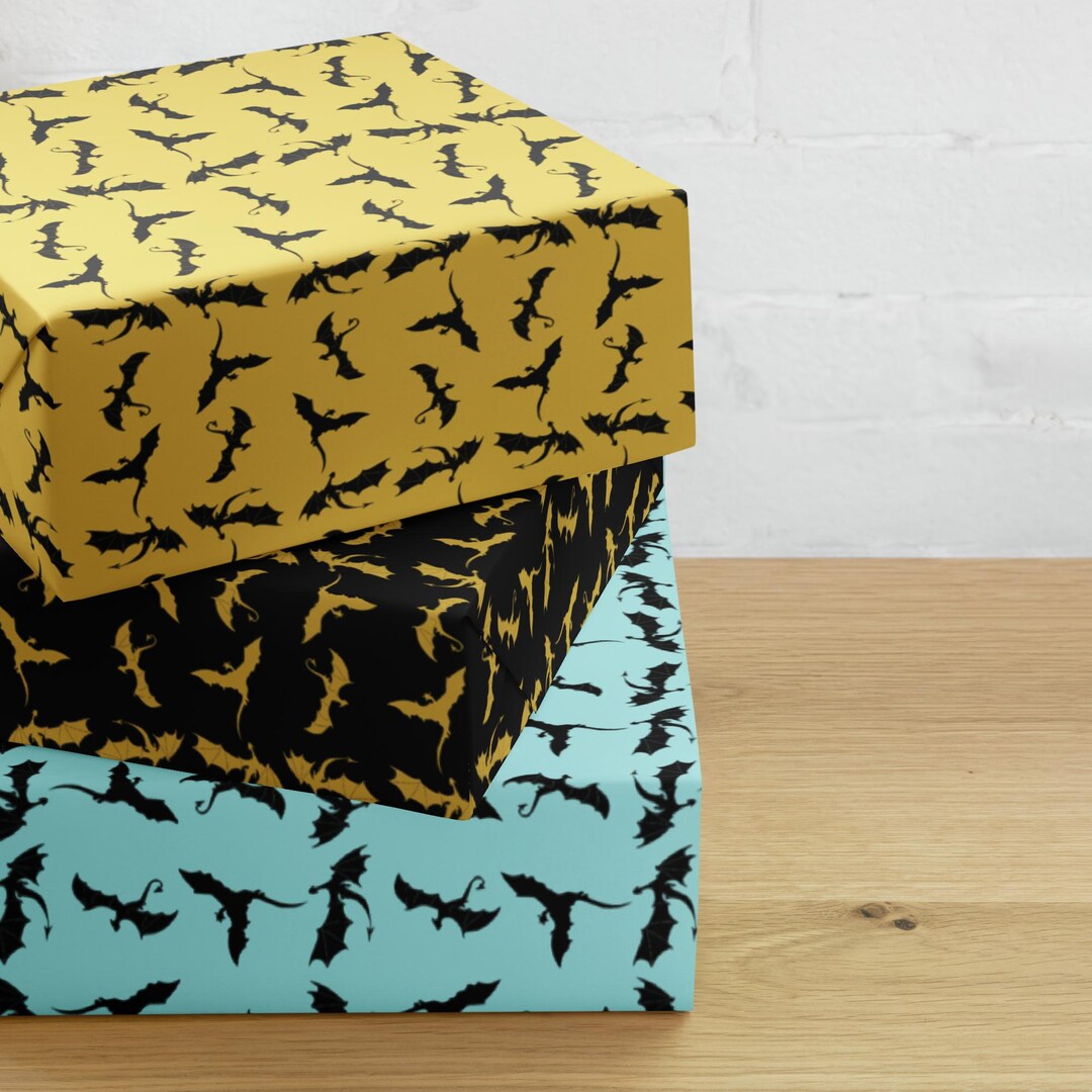 Fourth Wing Inspired Wrapping Paper Bookish Christmas - Etsy