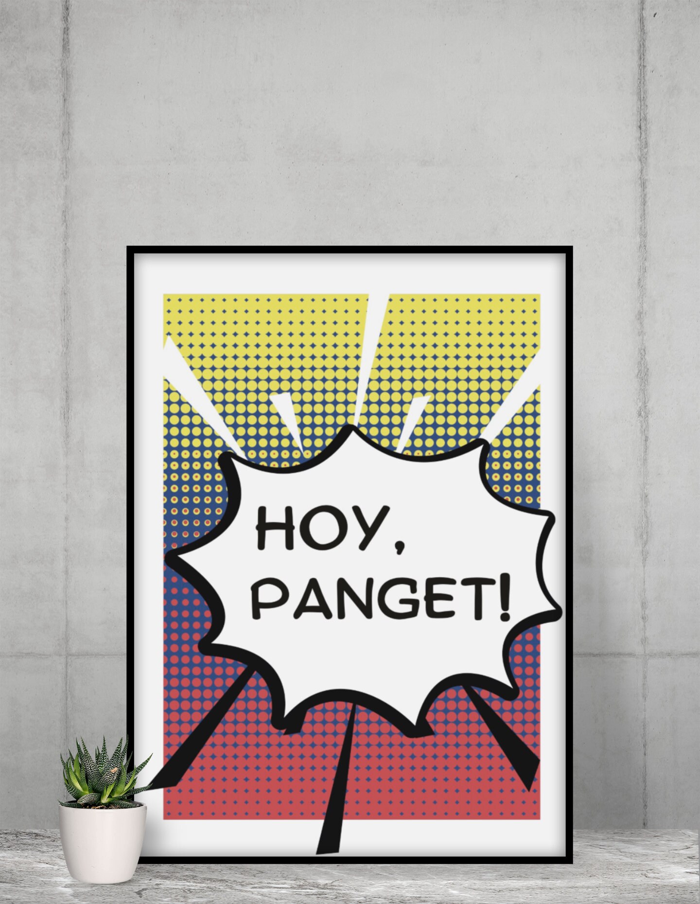 Hoy, Panget! Poster Digital Print - Etsy