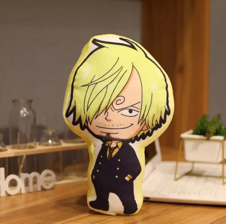 One Piece Plush Toys Luffy Roronoa Zoro Sanji Chopper Usopp Cartoon ...