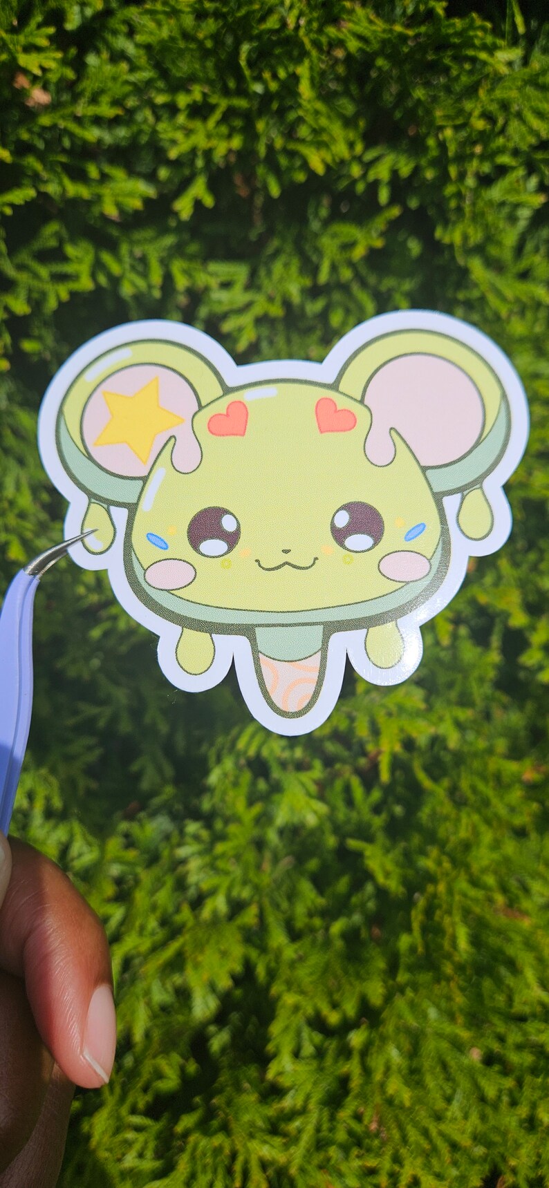 Summer Lime Popsicle Kawaii Cute Mouse Sticker for Journaling, Water ...