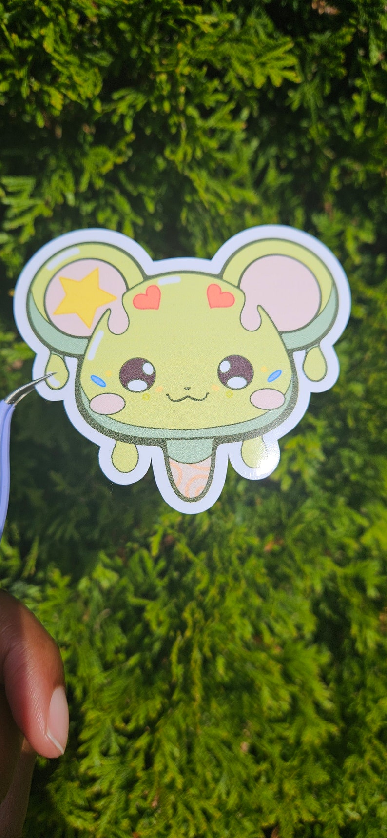 Summer Lime Popsicle Kawaii Cute Mouse Sticker for Journaling, Water ...