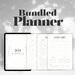 Printable Bundled Planner 2024 Planner iPad Planner Minimalist Planner ...