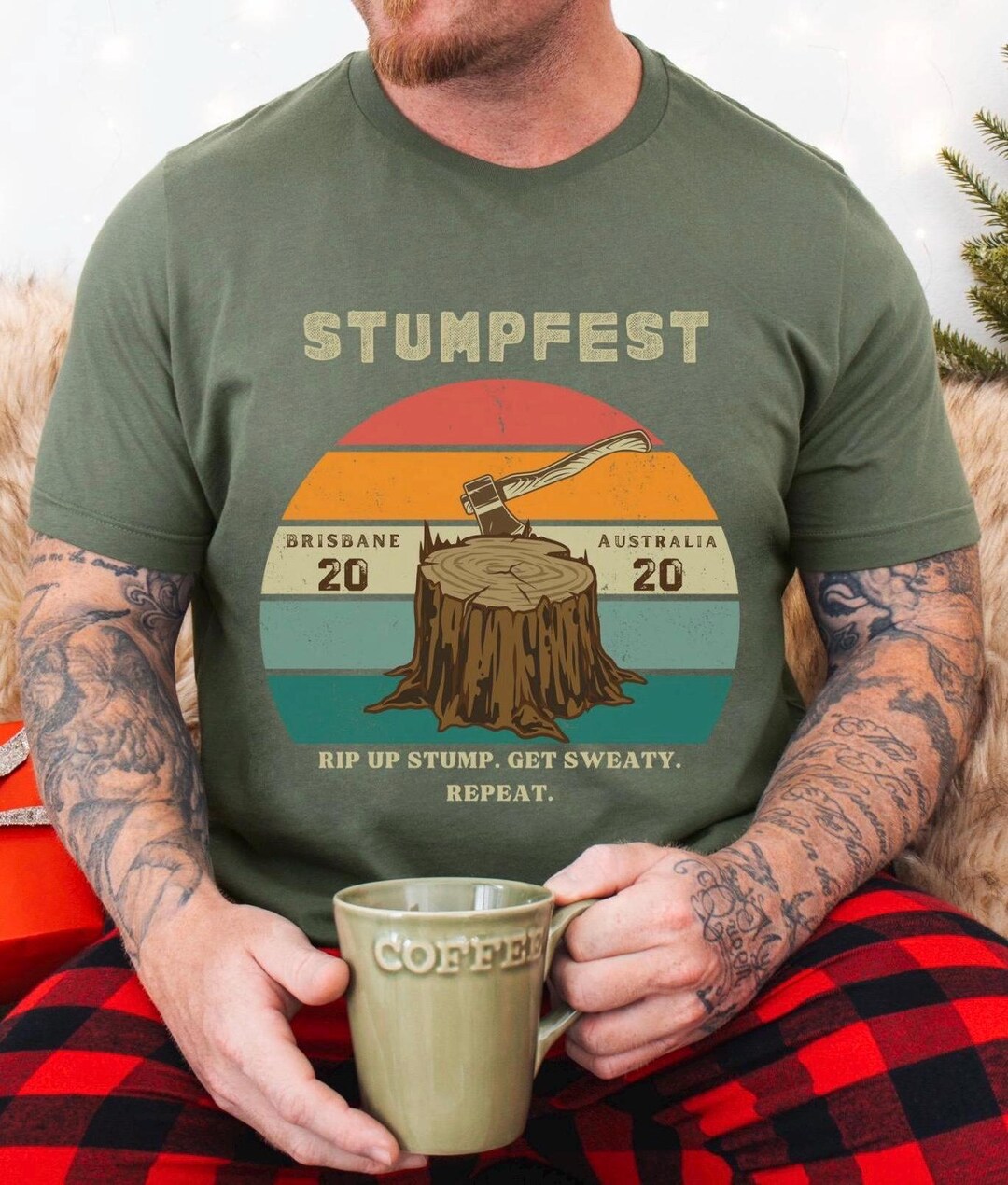 BLUE STUMPFEST SHIRT, Blue Cartoon Christmas Shirt, Funny Dad Shirt ...