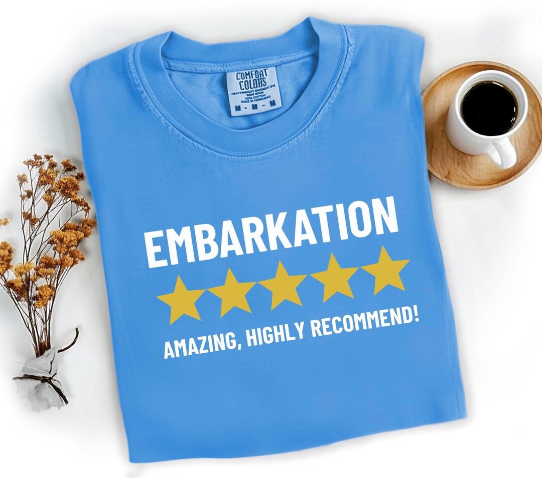 FUNNY EMBARKATION SHIRT, Comfort Colors Cruise Shirt, Cruise Day Outfit ...