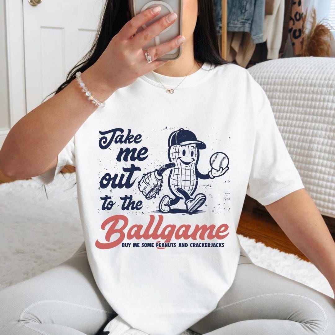 COMFORT COLORS GAME Day Baseball Shirt, Take Me Out Ball Game Tshirt ...