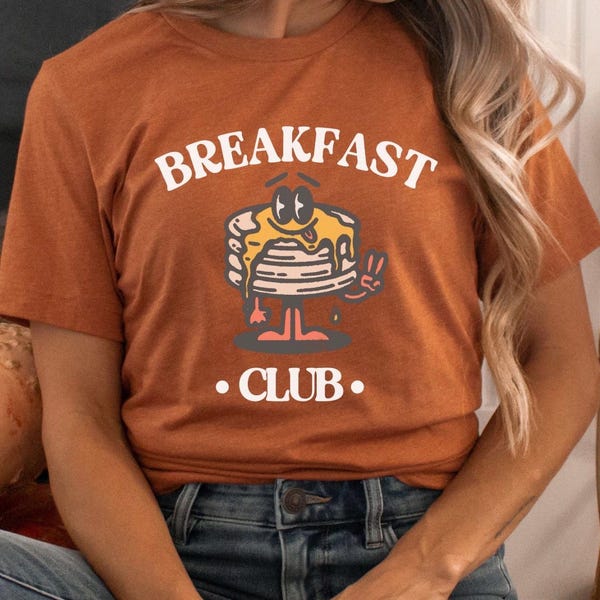 Breakfast Club Pancakes Tshirt - Etsy