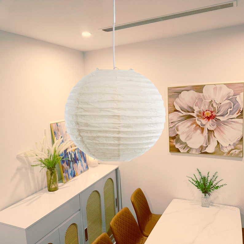 White Paper Lantern Made From Vietnamese Do Paper - Etsy