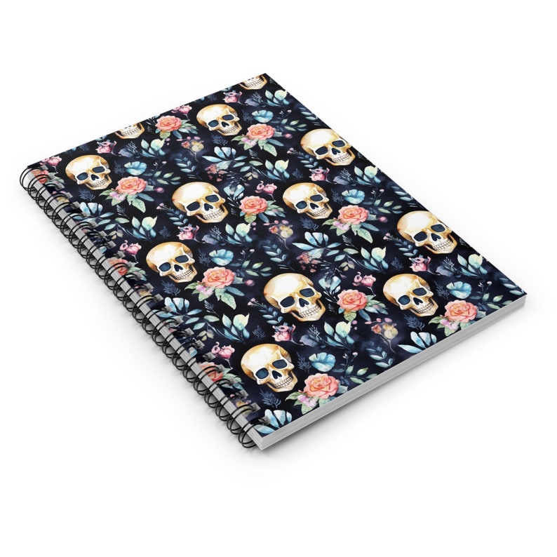 Skull Notebook, Spiral Notebook, Xray Student Gift, Xray Tech Gift ...