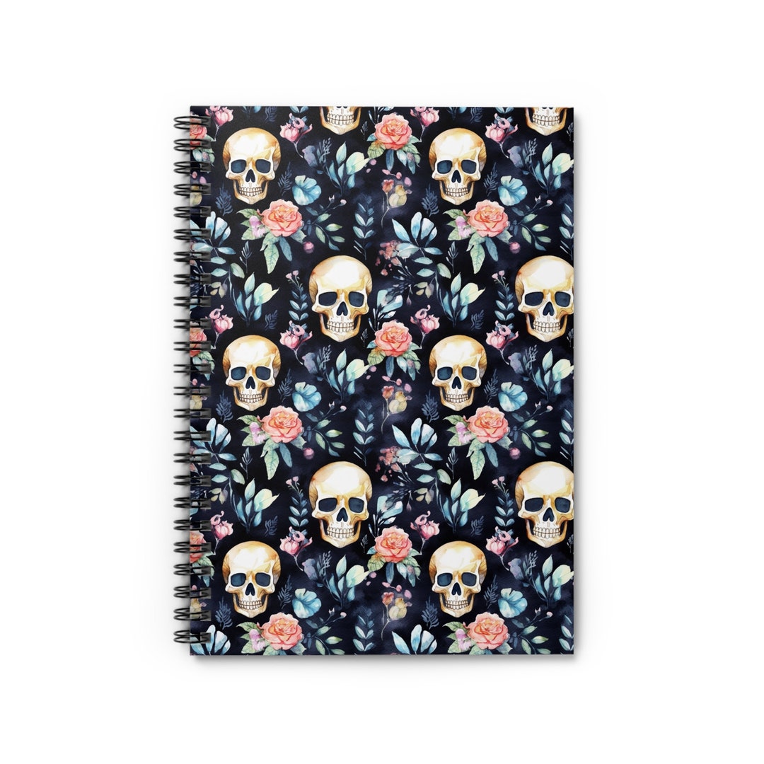 Skull Notebook, Spiral Notebook, Xray Student Gift, Xray Tech Gift ...