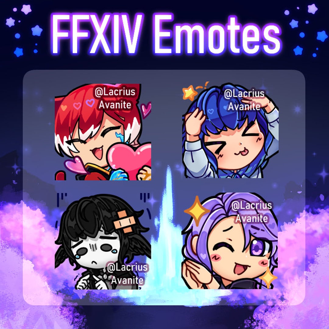 FFXIV Endwalker PNG Emotes! - Etsy