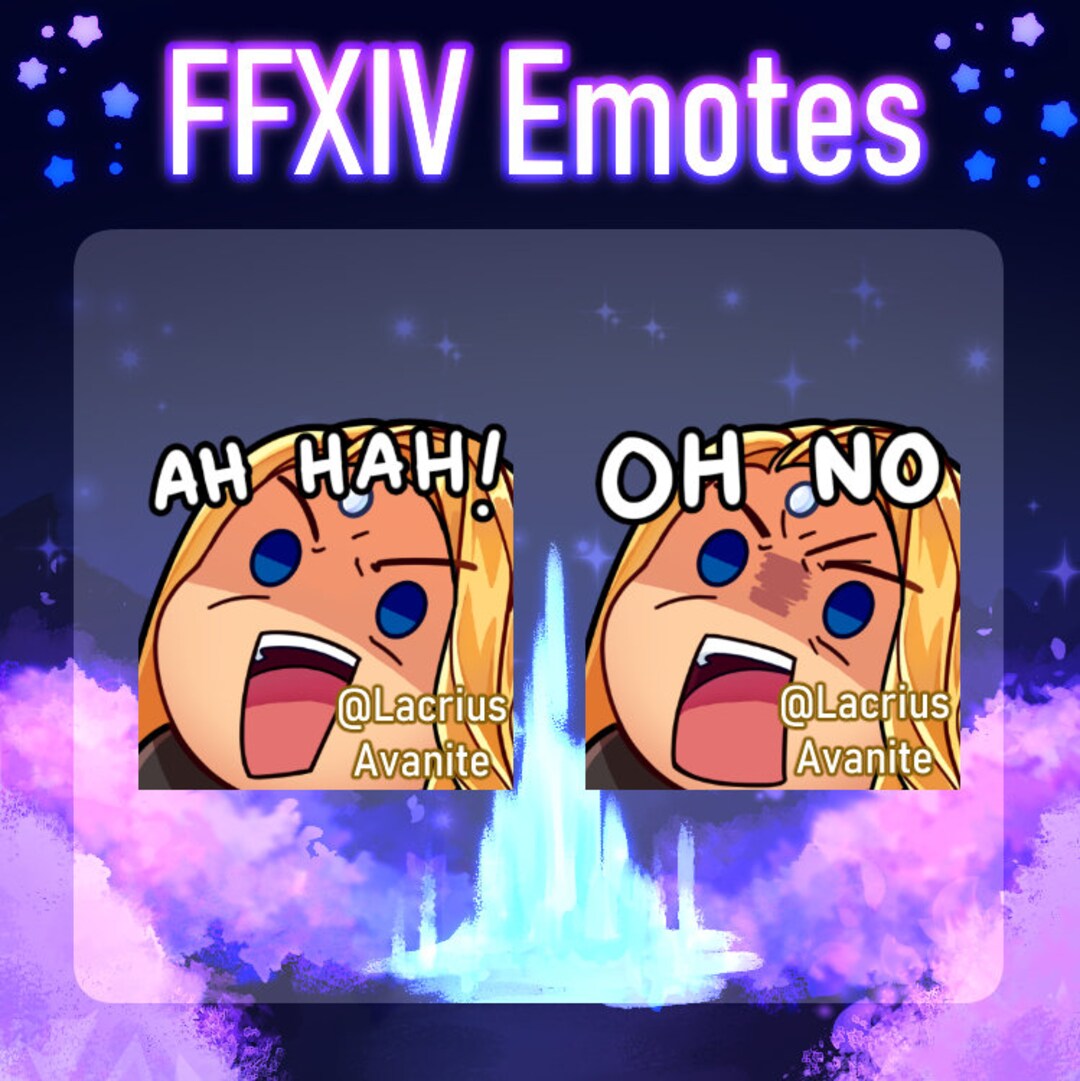FFXIV Zenos Genius PNG Emotes - Etsy