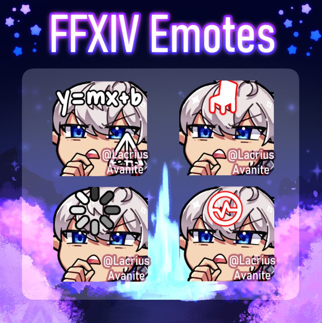 FFXIV Alisaie Thinking PNG Emotes - Etsy