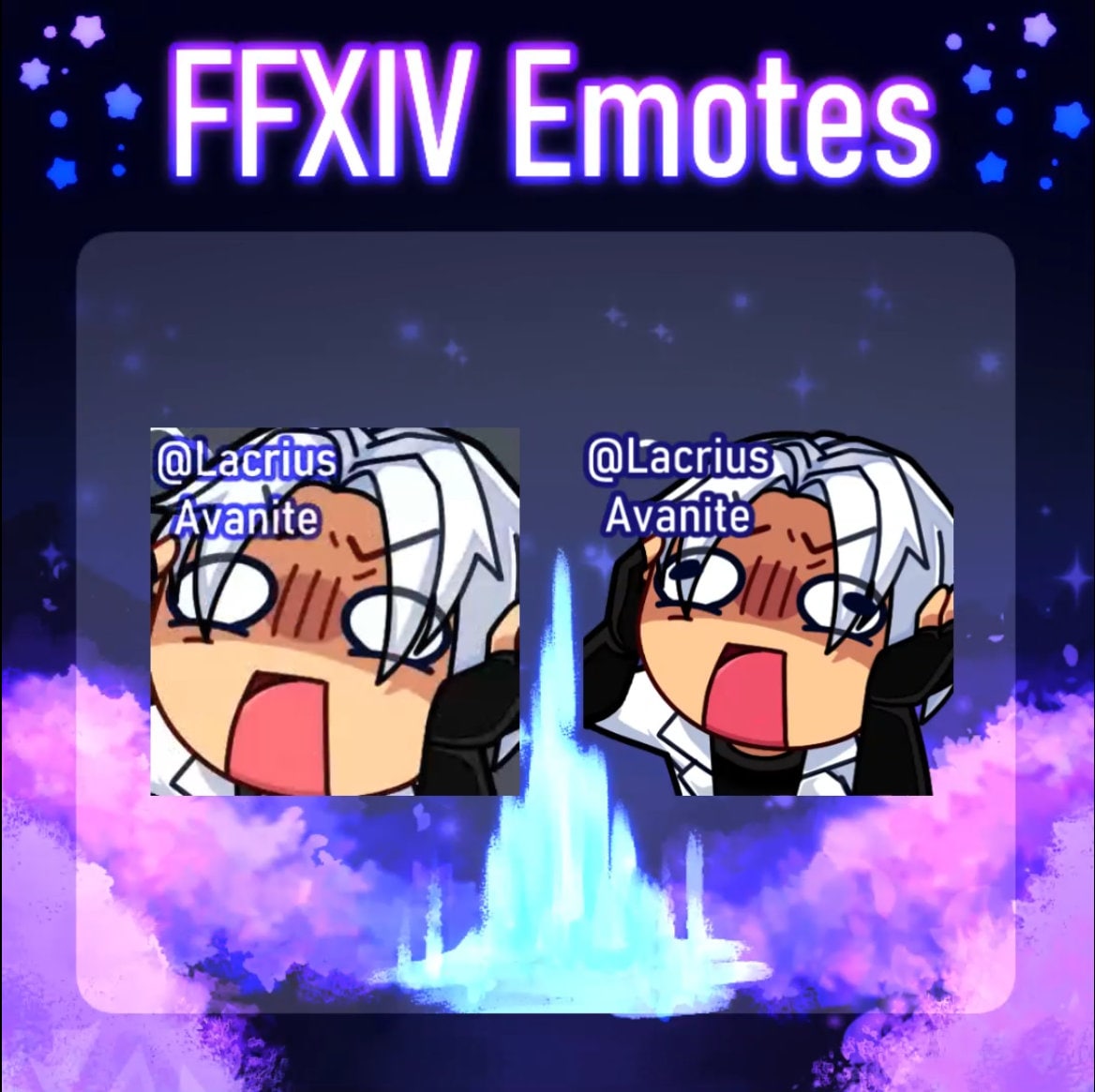 FFXIV Thancred Screaming GIF & PNG Emotes - Etsy