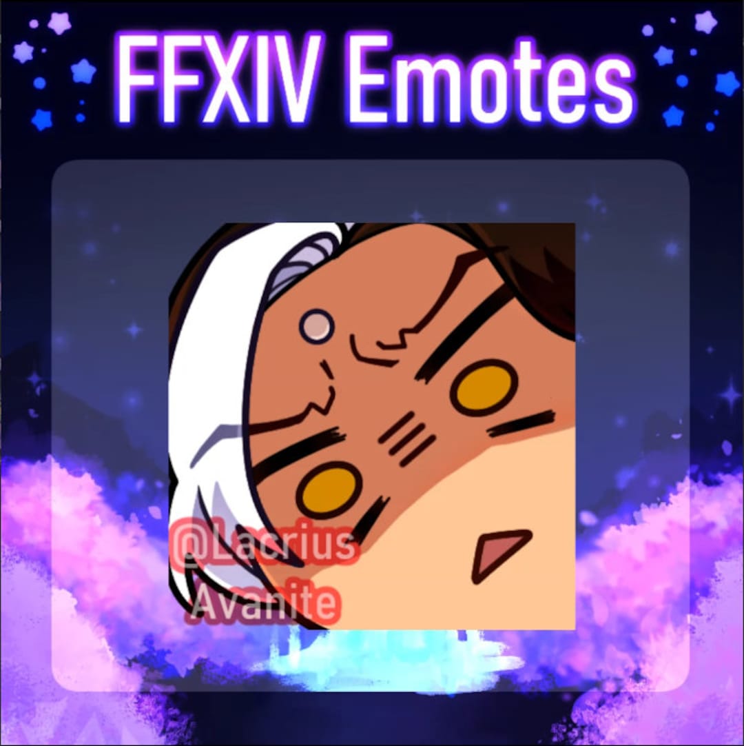FFXIV Emet Selch Judging GIF & PNG Emotes - Etsy Australia