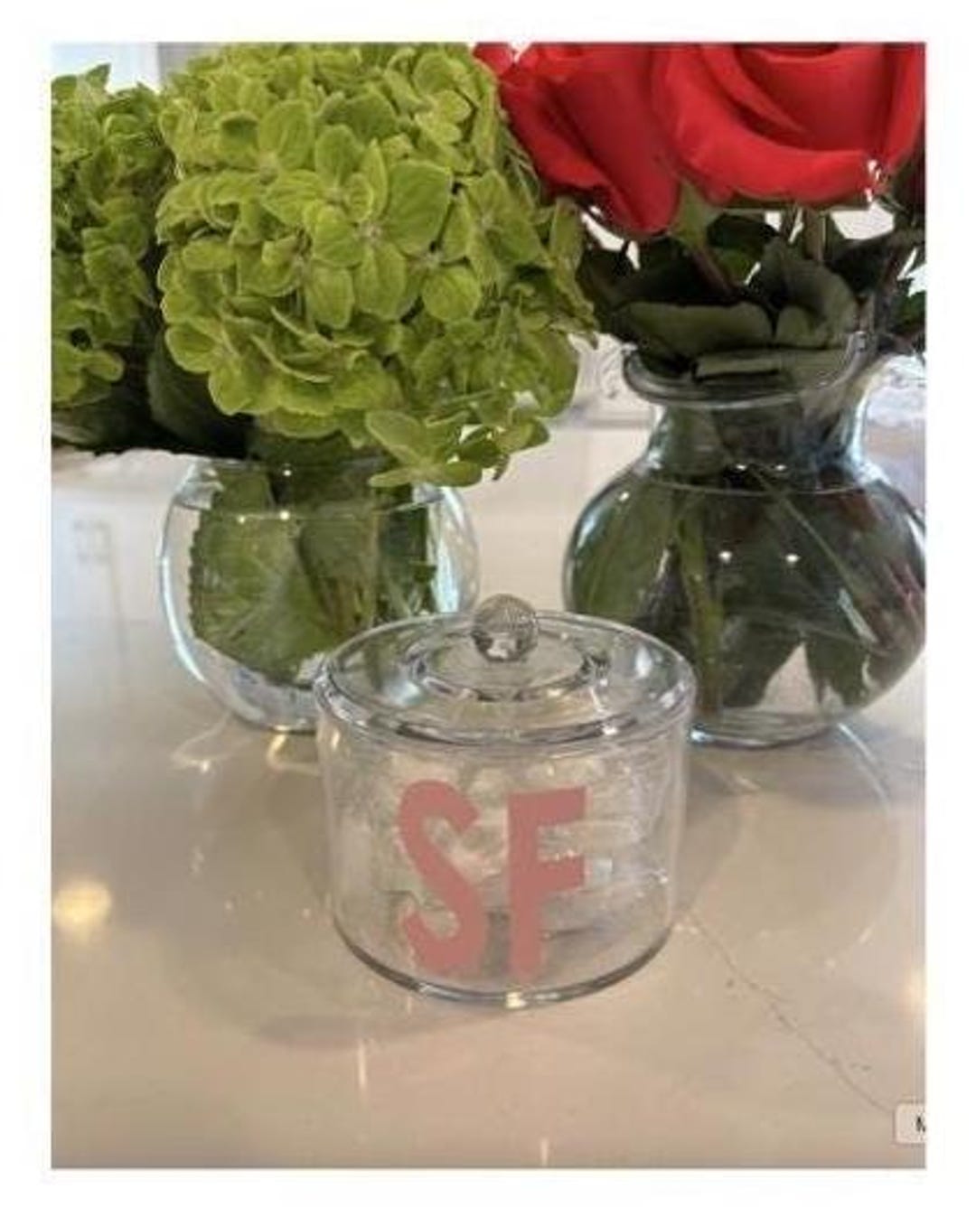 Customizable Acrylic 3" X 4" Monogrammed Candy Jar - Etsy