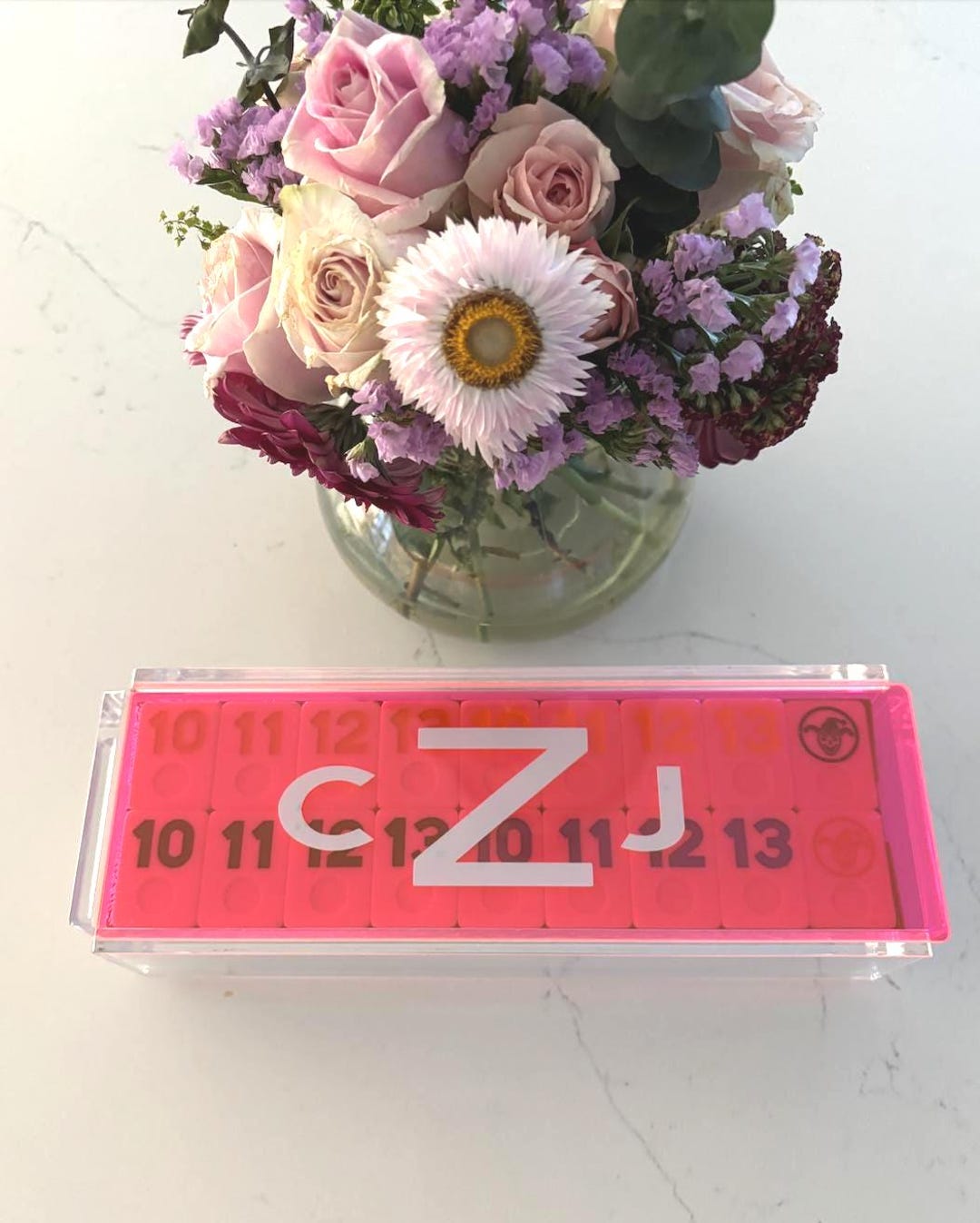 Personalized Luxury Acrylic Rummikub Set - Custom Name on Transparent ...