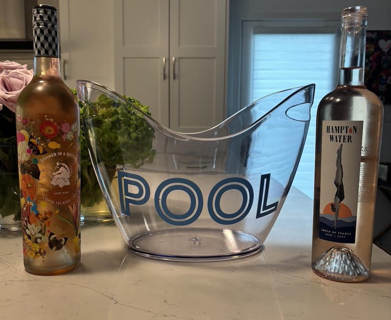 Acrylic Large 8 L Ice Bucket - POOL - Etsy