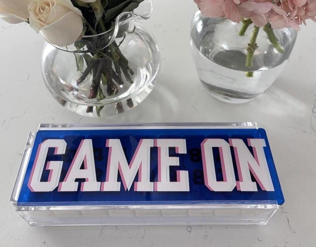Personalized Luxury Acrylic Rummikub Set -custom Name on Transparent ...