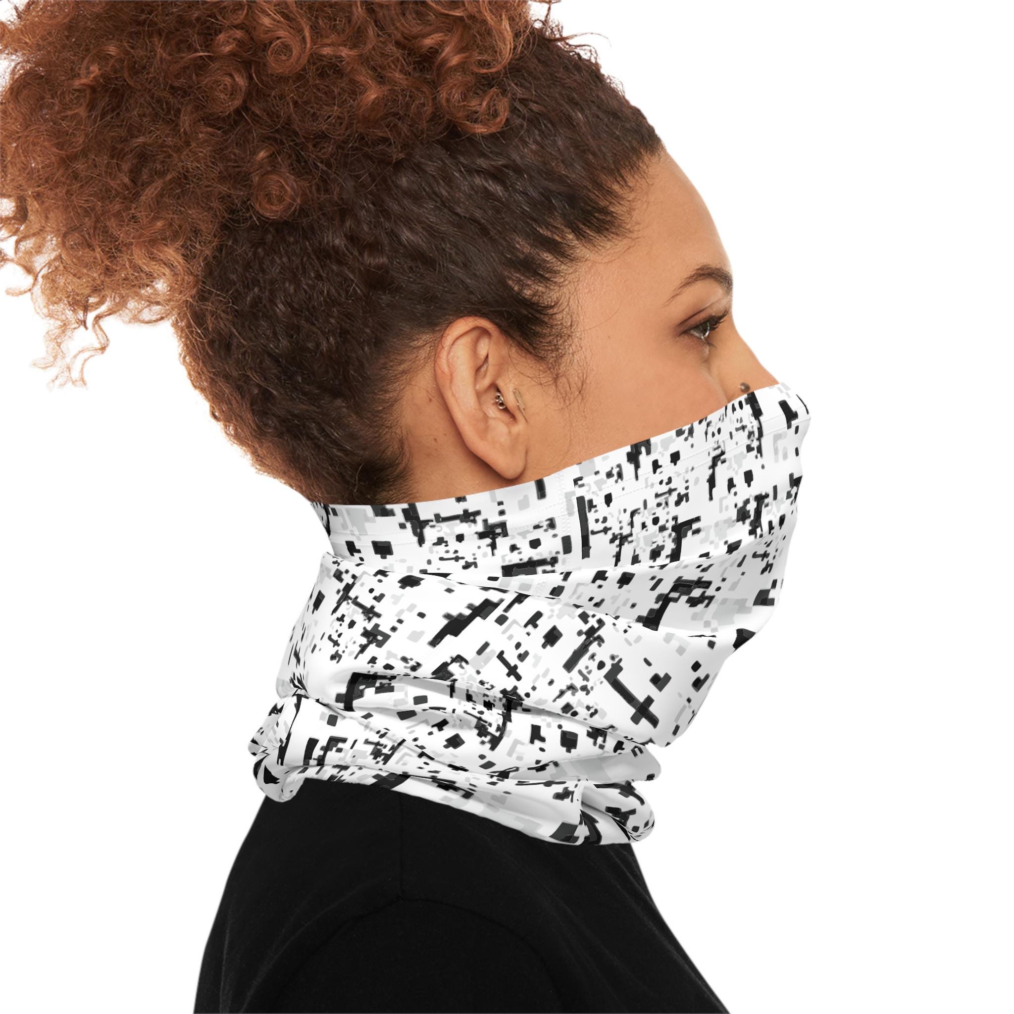 Anti-facial Recognition Anti-surveillance Face Cover - Black and White ...