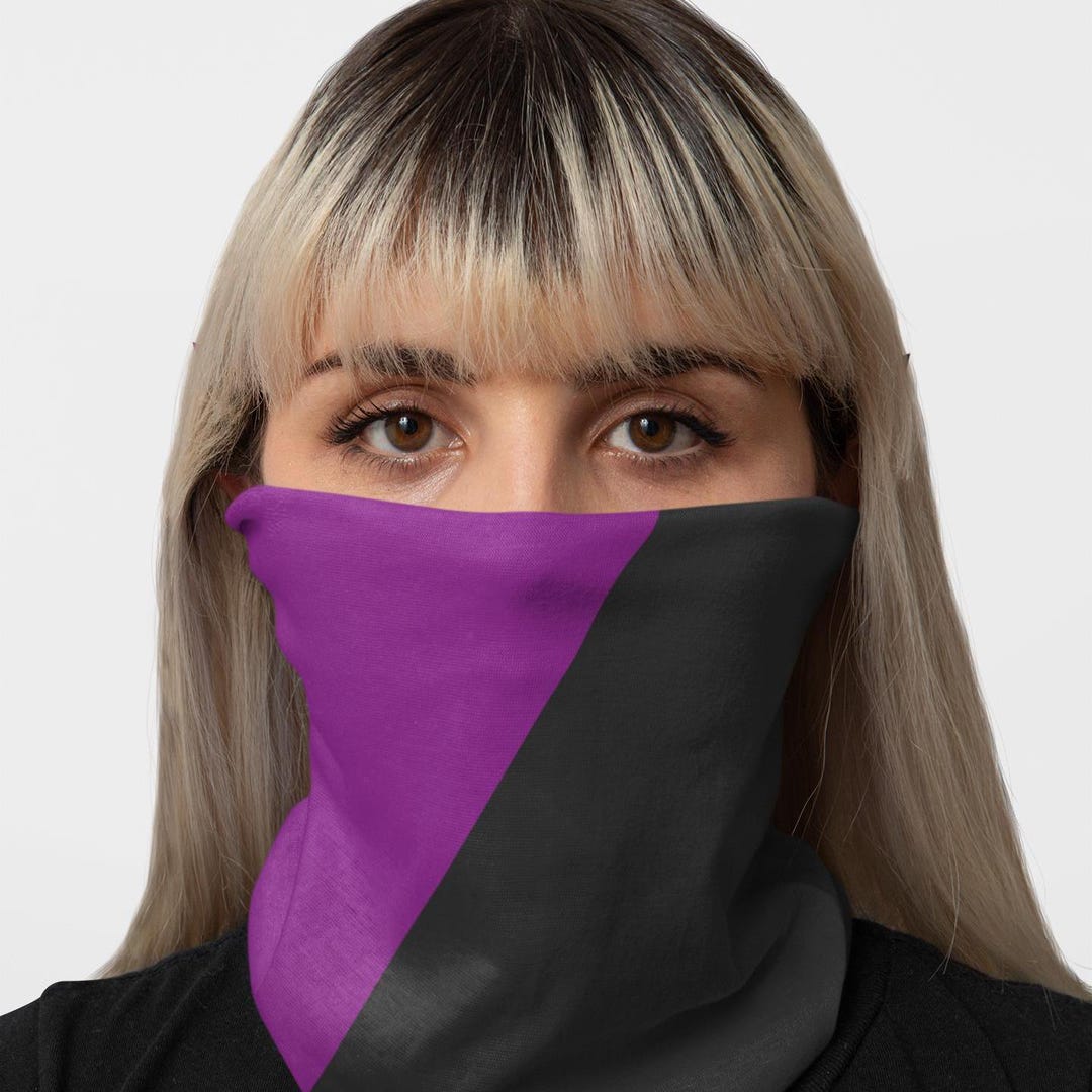 Anarcha Feminist Antifa Flag Lightweight Neck Gaiter - Face Mask From a ...