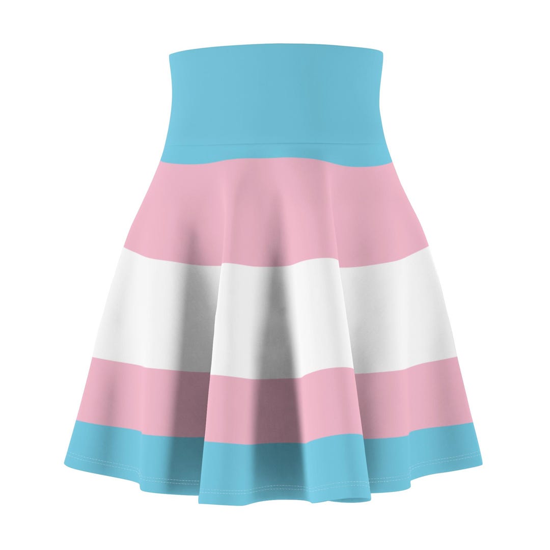 Transgender Pride Flag Skater Skirt - Etsy