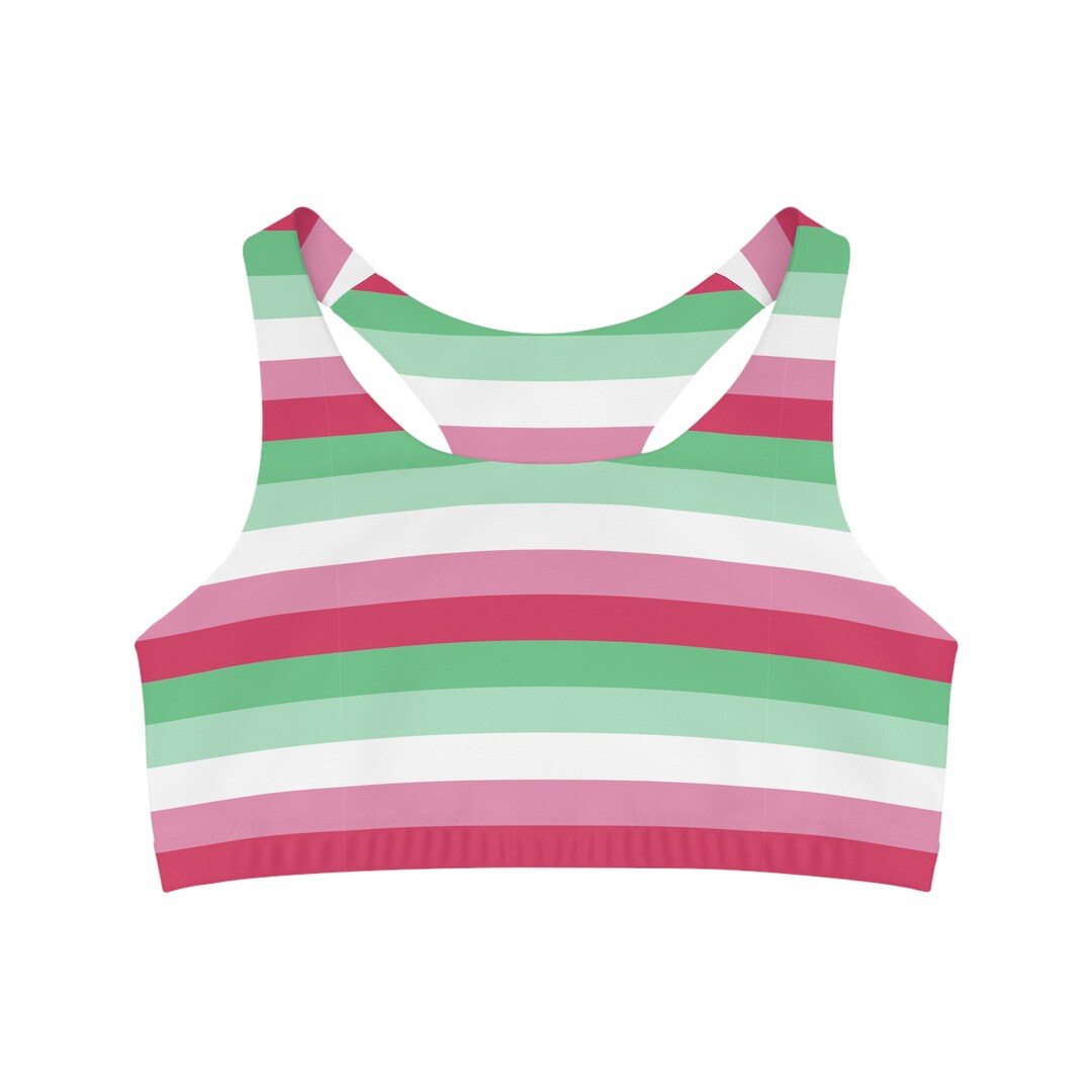 Abroromantic Abrosexual Pride Flag Seamless Sports Crop. LGBTIQAP ...
