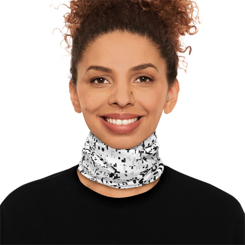 Anti-facial Recognition Anti-surveillance Face Cover - Black and White ...
