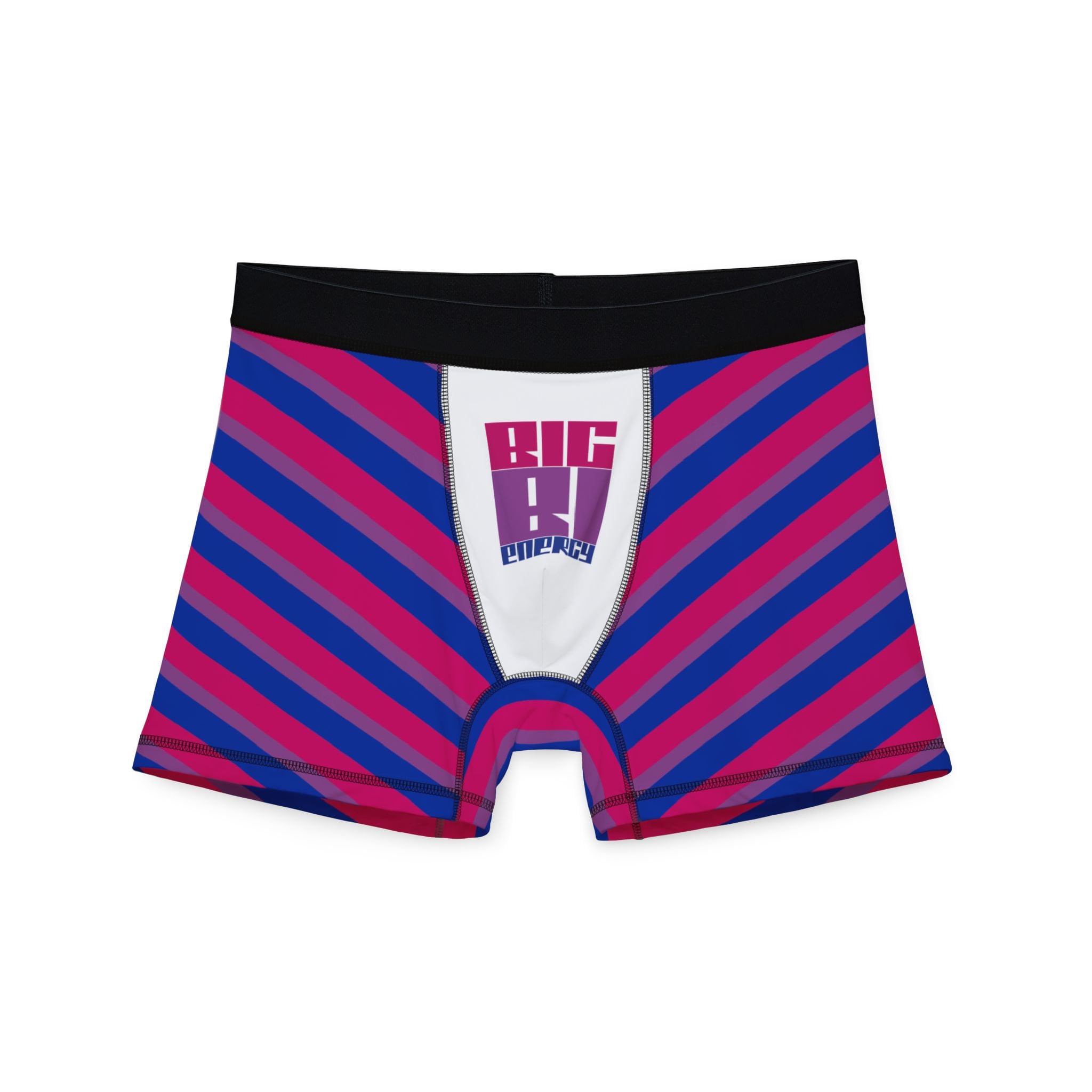 BIG BI ENERGY Bisexual Pride Flag Boxers Original Design - Etsy
