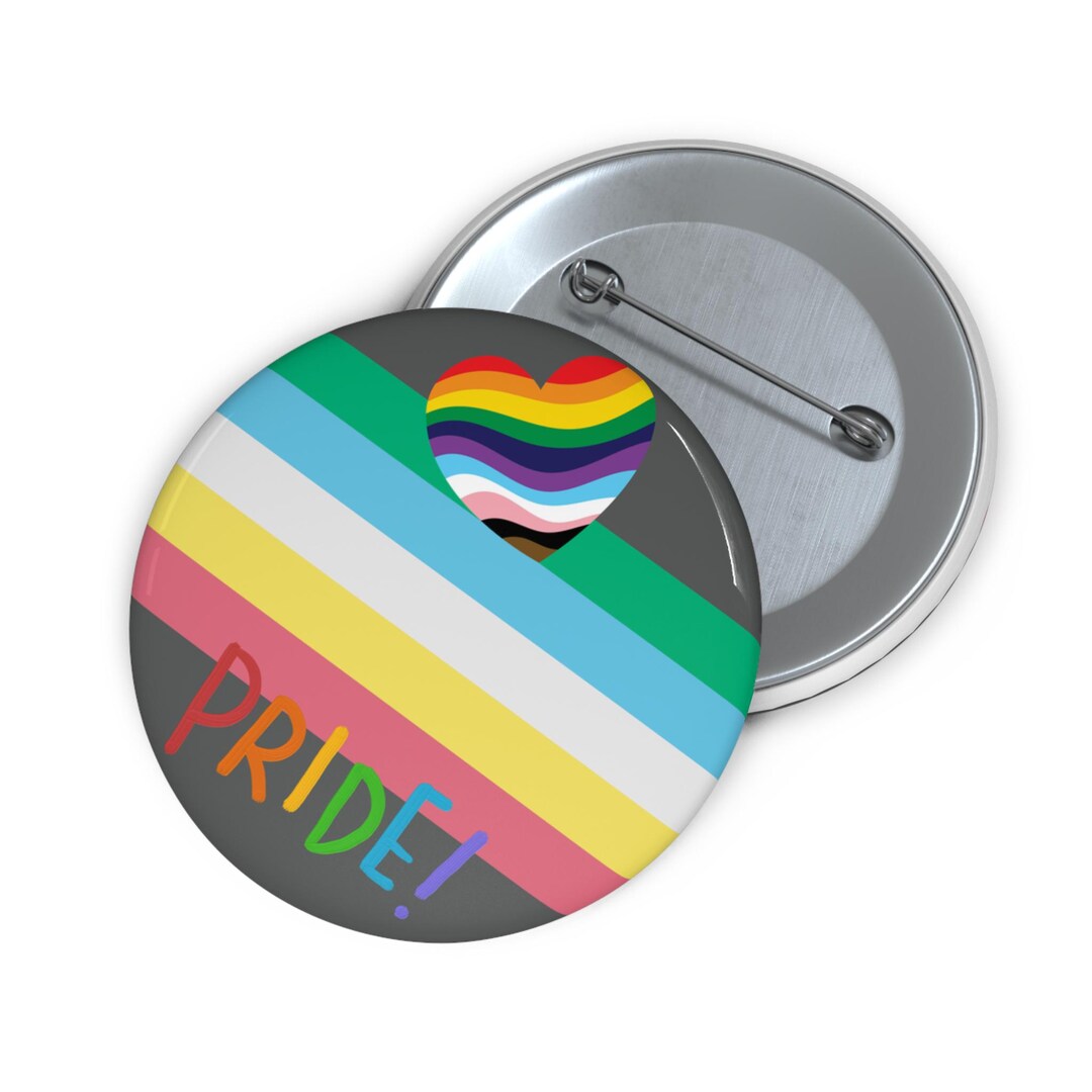Disability Pride Flag X LGBTQ Rainbow Pride Button Badge - 3 Sizes - Etsy
