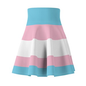Transgender Pride Flag Skater Skirt - Etsy